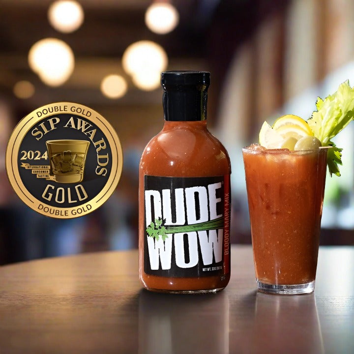 Dude Wow Bloody Mary Mix 32 OZ. | Dude Wow Cocktails